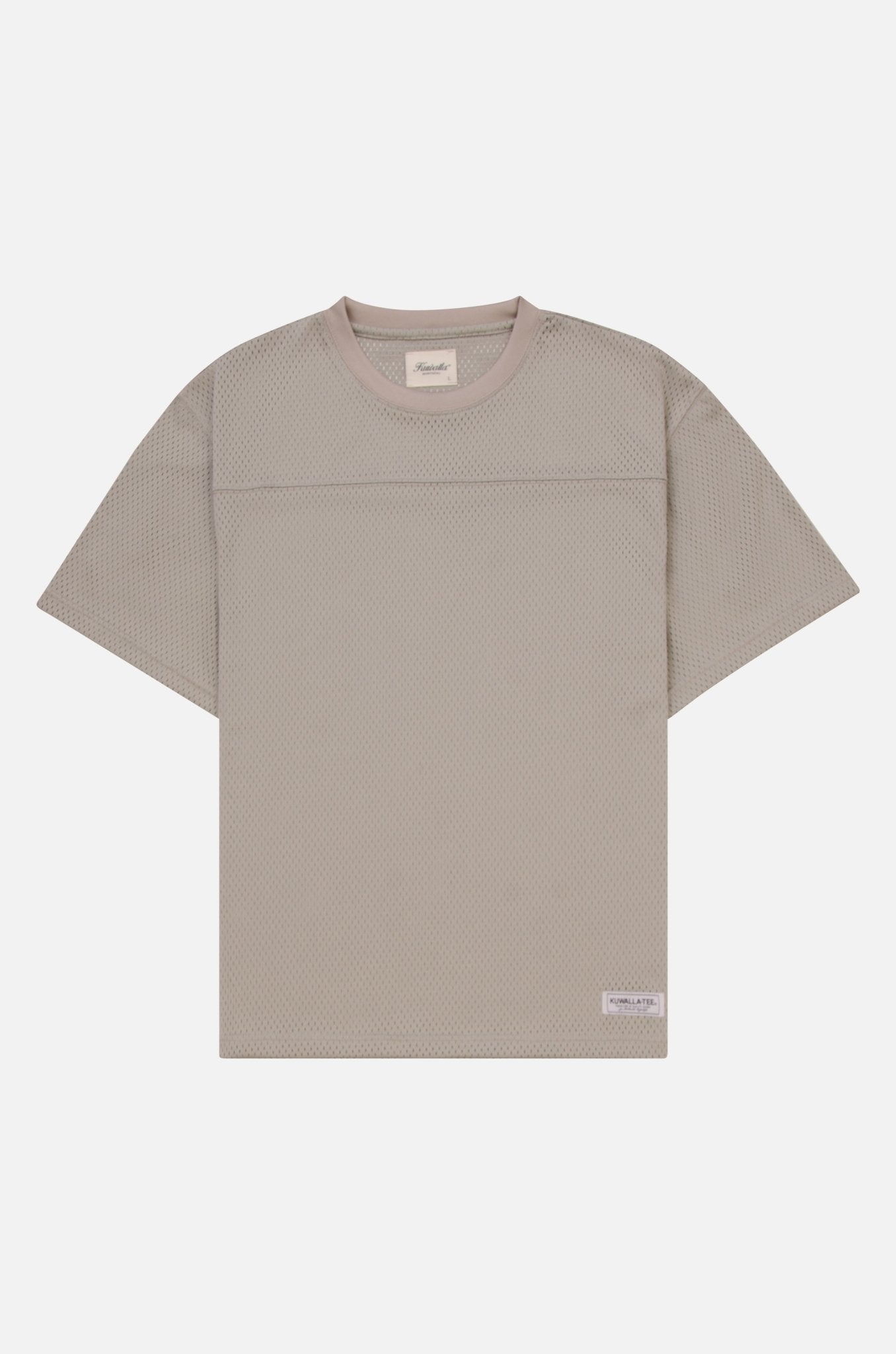 Mesh Tee Silver Grey⎮KUWALLA TEE