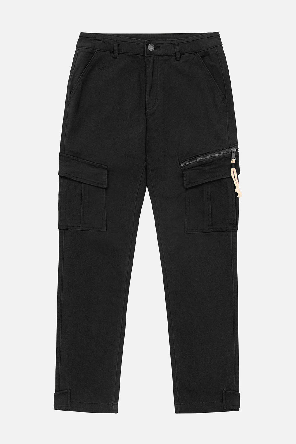 Snap Cargo Pants Black | KUWALLA TEE